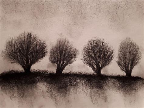 Drawings Of Dark Trees