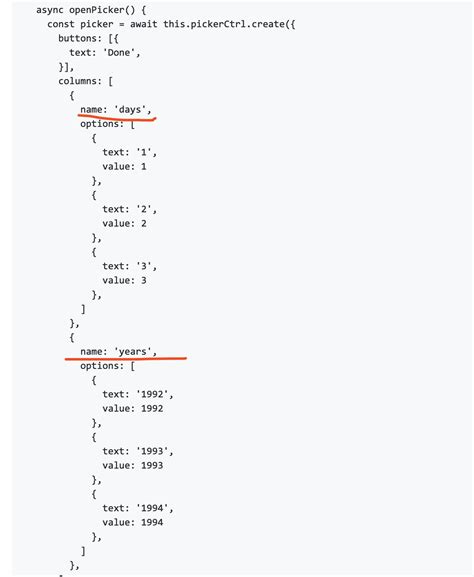 Pickercontroller How To Use · Issue 17820 · Ionic Teamionic Framework