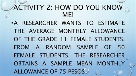 Statistics Sampling Distribution Co Ppt Pptx Science