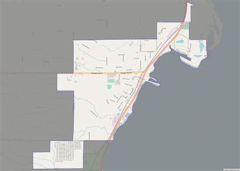 Map Of Baraga Village Thong Thai Real