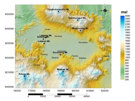 Geomorphology Of Bandung Basin Download Scientific Diagram
