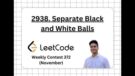 2938 Separate Black And White Balls YouTube