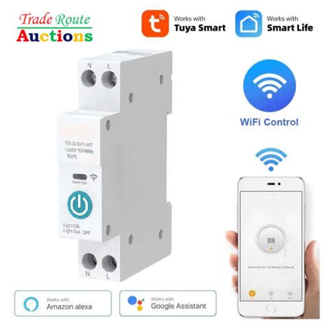 Smart Switches Wireless WiFi Smart WiFi Geyser Timer Switch Smart Life Tuya App 63A WiFi