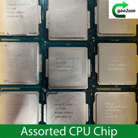 Assorted Intel Computer Processor CPU Chips Goo Use