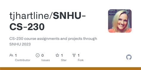 Github Tjhartlinesnhu Cs 230 Cs 230 Course Assignments And Projects