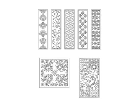 Jali Design Door Cad Block Free DWG Download Plan N Design OFF