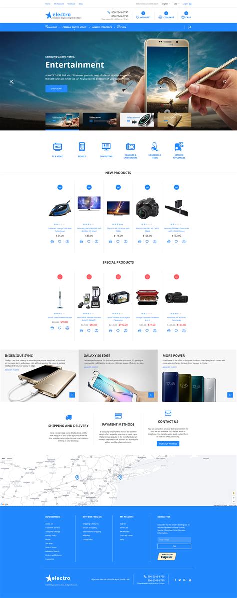 Electronics Store Templates Archives Zemez Magento