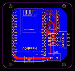 Nodemcu Led V Platform For Creating And Sharing Projects OSHWLab
