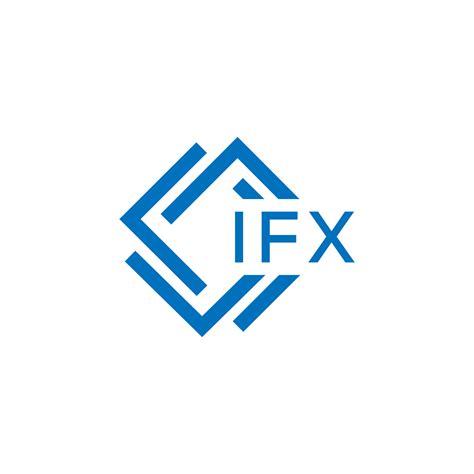 Ifx Letter Logo Design On White Background Ifx Creative Circle Letter