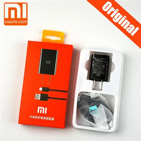 Xiaomi Redmi Note Pro Charger Original V A Power Adapter Charge Micro Usb Cable For A Lite