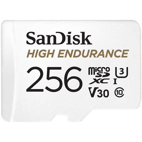 SanDisk 256GB High Endurance UHS I MicroSDXC SDSQQNR 256G AN6IA