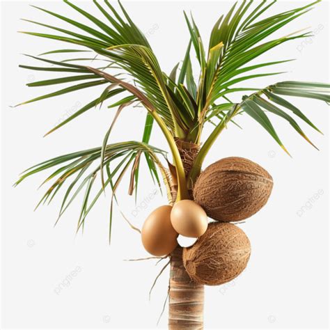 안에 계란이 들어 있는 야자나무 위의 코코넛 코코넛 야자수 달걀 Png 일러스트 및 이미지 에 대한 무료 다운로드 Pngtree