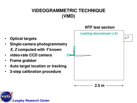 Ppt Model Deformation Measurements At Nasa Wind Tunnels Using