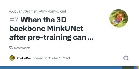 when the 3d backbone minkunet after pre training can be open source