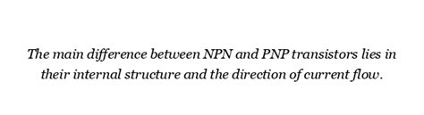 What Is The Difference Between NPN And PNP Transistors