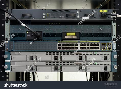 Server Computer Power On Ethernet Switch Stock Photo Shutterstock