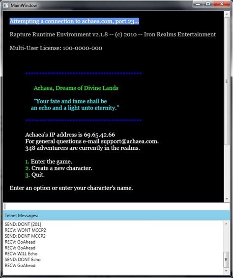 MUD Client Essentials CodeProject