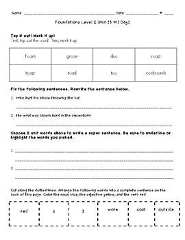 Phonics Level Unit By Teachin With Flair TPT