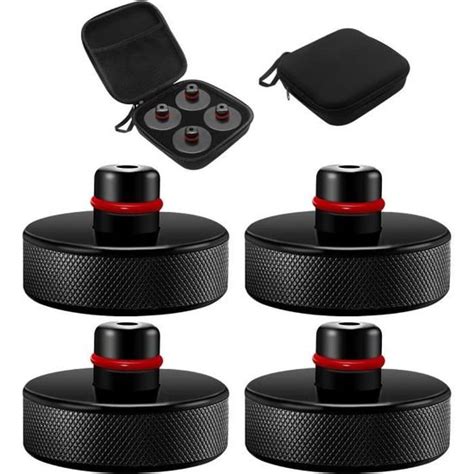 4 Pièces Jack Pad Bloc Compatible With Tesla Model 3ysx Coussinet De Levage En Caoutchouc