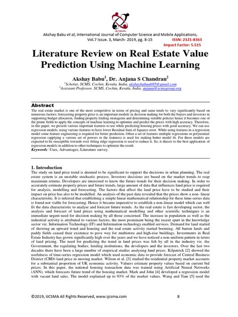 report real estate pdf support vector machine regression analysis