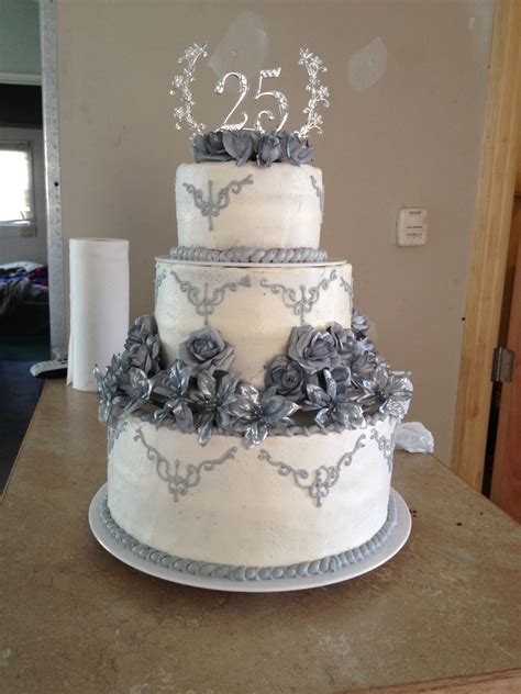 25th Anniversary Cake Ideas