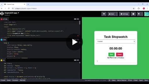Webdevelopment Stopwatchproject Javascript Learningbydoing Ayesha G