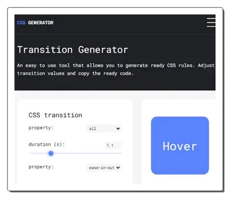 5 Best Free Online Css Hover Animation Generator Websites
