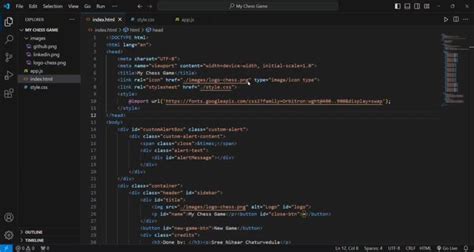 Sree Nihaar Chaturvedula On Linkedin Webdevelopment Chessgame Javascript Html Css