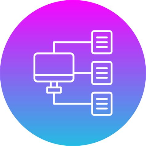 Hierarchical Structure Generic Gradient Fill Icon