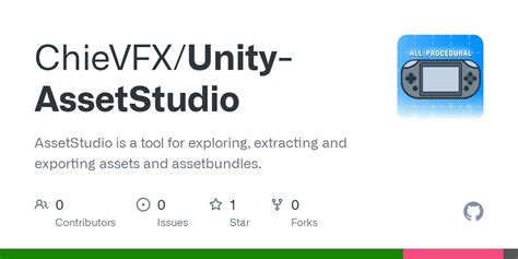 GitHub ChieVFX Unity AssetStudio AssetStudio Is A Tool For Exploring Extracting And
