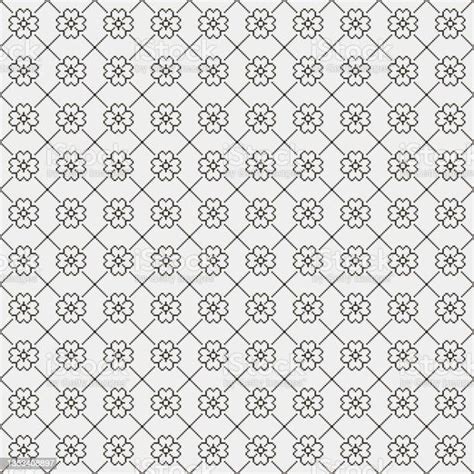 벡터 픽셀 아트 흑백 흰색 흰색 배경에 주위에 대각선 과 미니멀 추상화 꽃의 원활 한 패턴 0명에 대한 스톡 벡터 아트 및 기타 이미지 0명 1980 1989 년