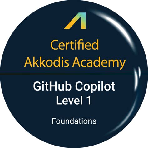 GitHub Copilot Level 1 Foundations Credly