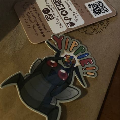 Loot Hoarding Bug Yippie 3 Inch Glossy Vinyl Sticker Lethal Company Etsy