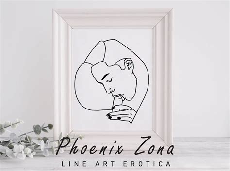 Erotic Line Art Digital Download SVG PNG Pdf Oral Sex Couples Minimal Line Art Erotic
