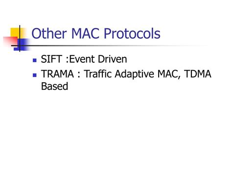 Ppt Efficient Mac Protocols For Wireless Sensor Networks Powerpoint Presentation Id 712594