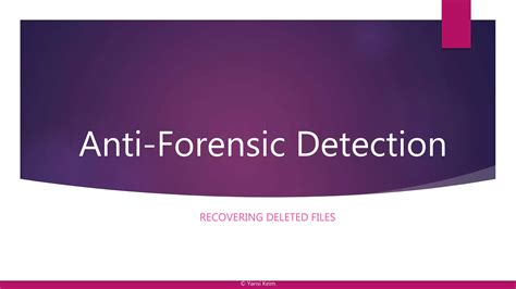 Cyber Forensics Overview Pptx