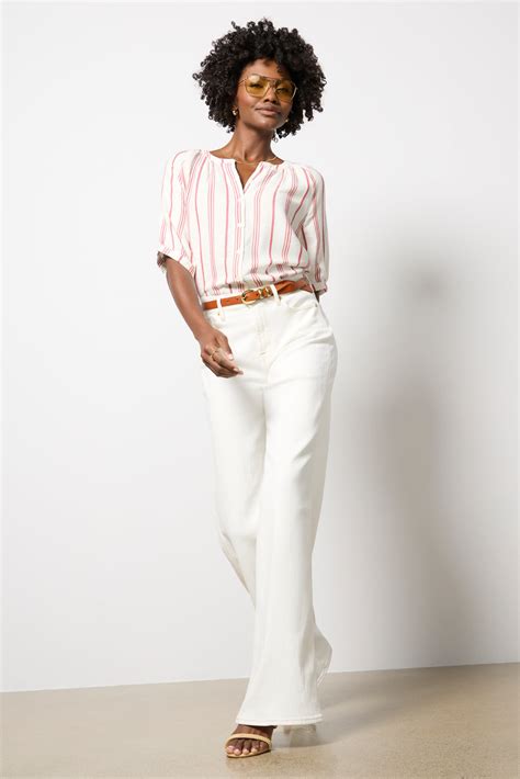 Lumi Split Neck Blouse