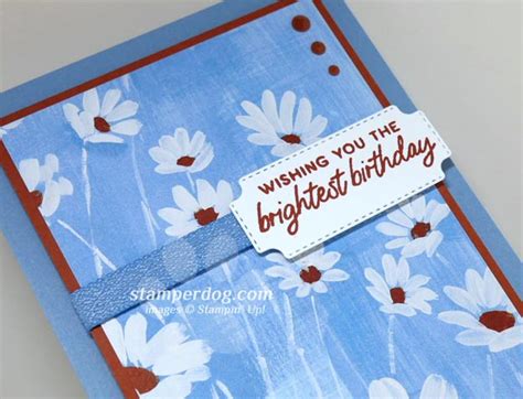 Bright Blue Birthday Card