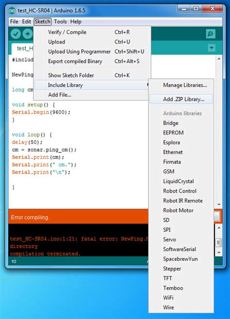 โปรเจค หุ่นยนต์หลบสิ่งกีดขวาง Arduino Nano