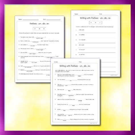 Prefixes And Suffixes Bundle 14 Worksheets Bonus Grades 2 4 Ccss Made By Teachers