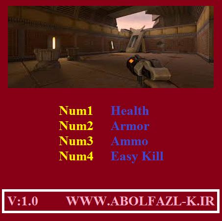 ترینر بازی Quake 2 Abolfazl k Cheats Trainers Codes Steam Deck Hacks