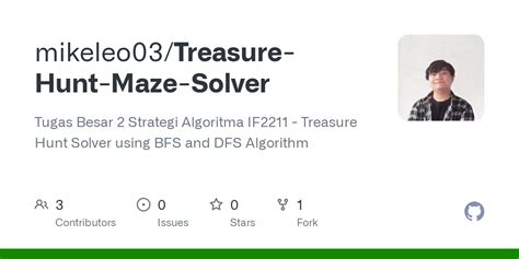 Github Mikeleo Treasure Hunt Maze Solver Tugas Besar Strategi