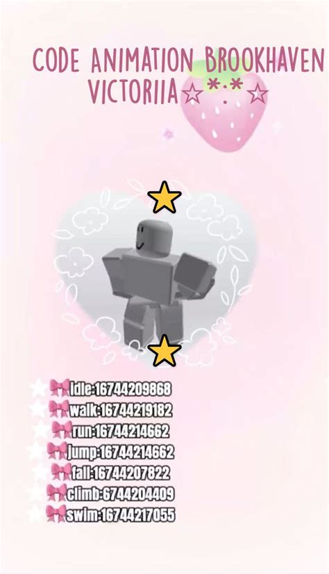 Codes Animation Brookhaven Victoria In 2025 Coding Roblox Animation Brookhaven