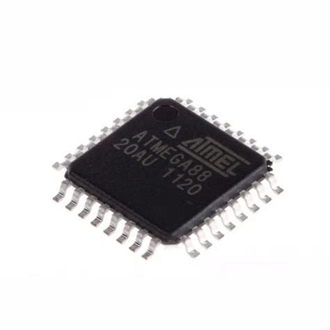 8bit avr microcontroller 20mhz 8 kb flash 32 pin tqfp ic atmega88 20au