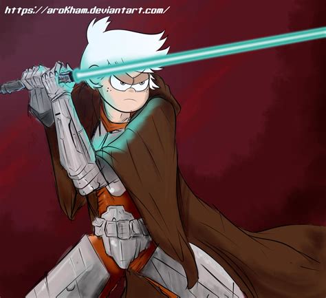 Lincoln Loud Jedi Master By Arokham On Deviantart