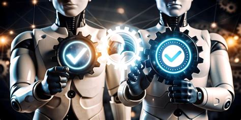 premium photo 3d ai assistant icon with quality control concept for