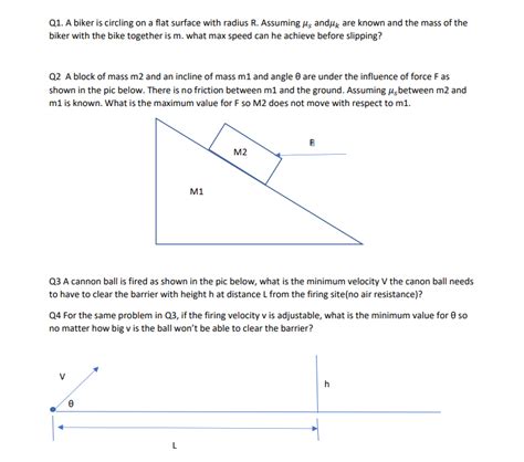 Solved I Understand Kinematics And Stuff But Kind Of Chegg Com