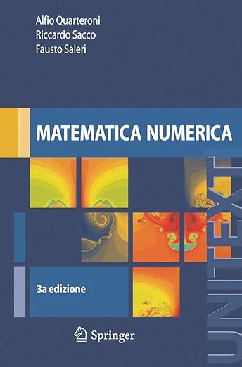 Matematica Numerica Unitext Ebook Quarteroni Alfio Sacco Riccardo Saleri Fausto Amazon