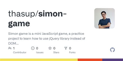 GitHub Thasup Simon Game Simon Game Is A Mini JavaScript Game A