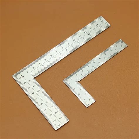Mini Square Ruler Measuring Layout Tool Stainless Steel Temu